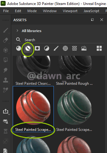 [SubstancePainter]The material workflow from Substance to Unreal